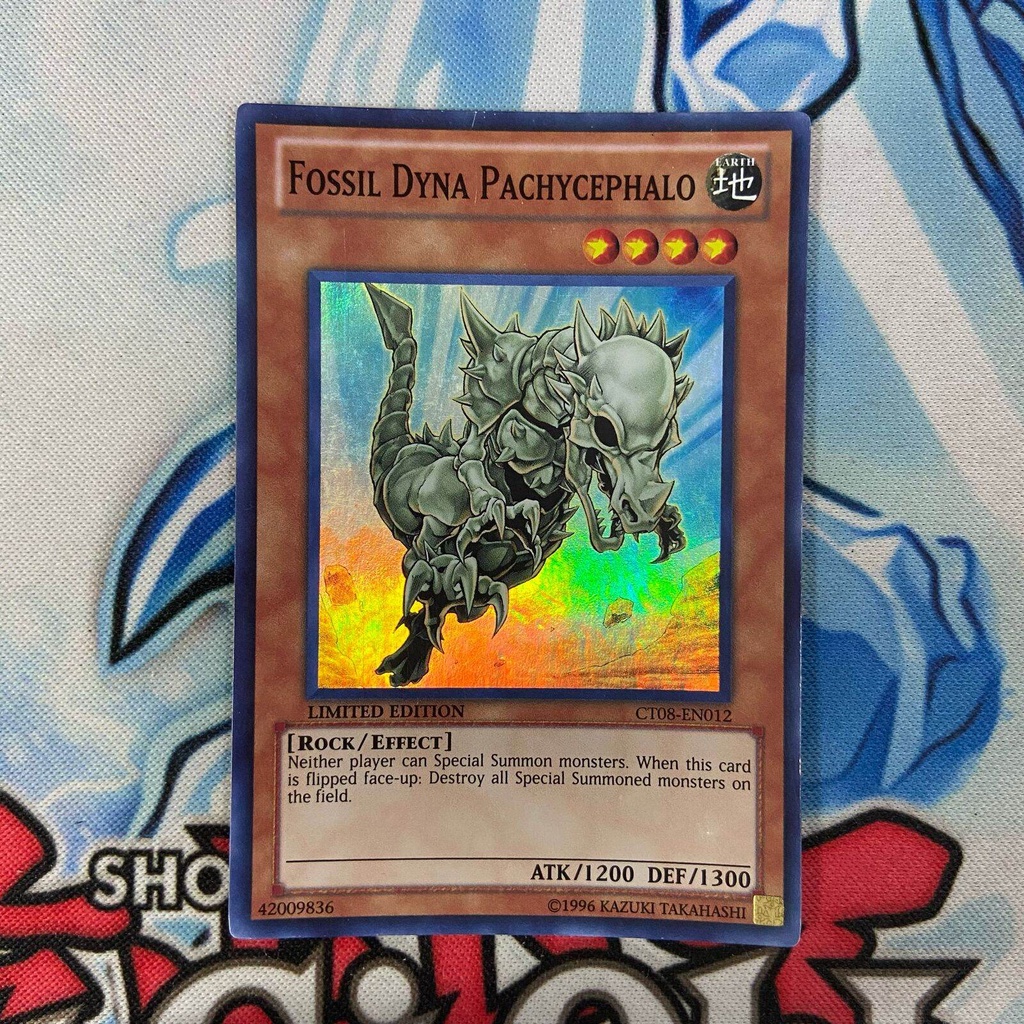 Jual yugioh fossil dyna pachycephalo CT08 super rare original | Shopee ...