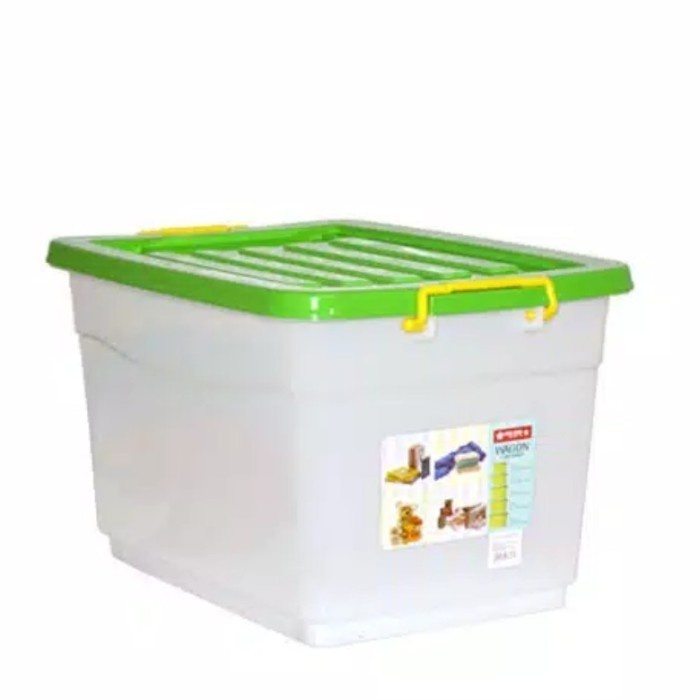 Jual TERLARIS!!! Box Container Lion Star 82 Liter Roda Plastik Wagon VC ...