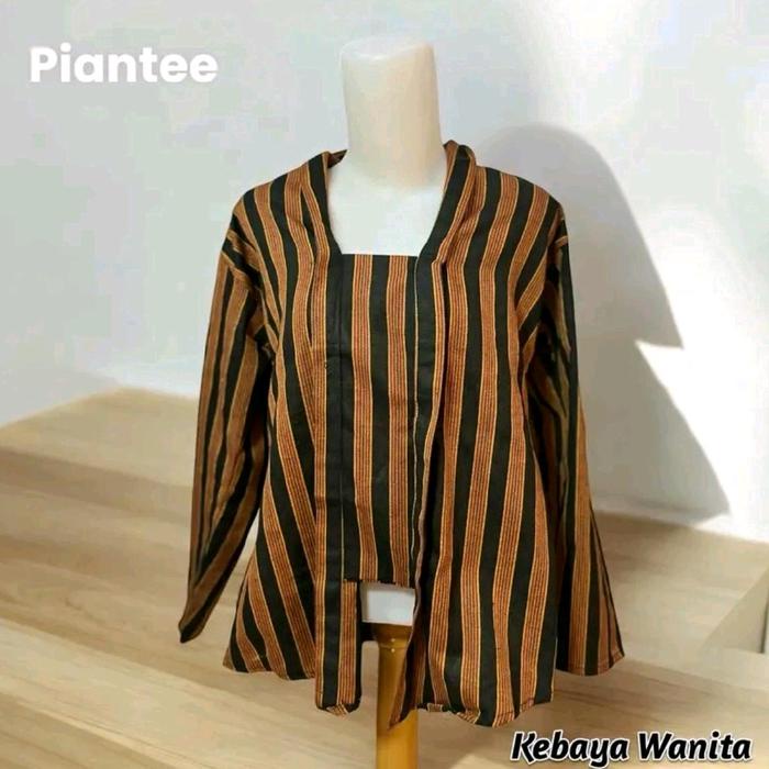 Jual OBRAL Kutubaru Kebaya Baju Adat Tradisional Khas Solo Jogja Tenun Lurik Wanita Dewasa ...