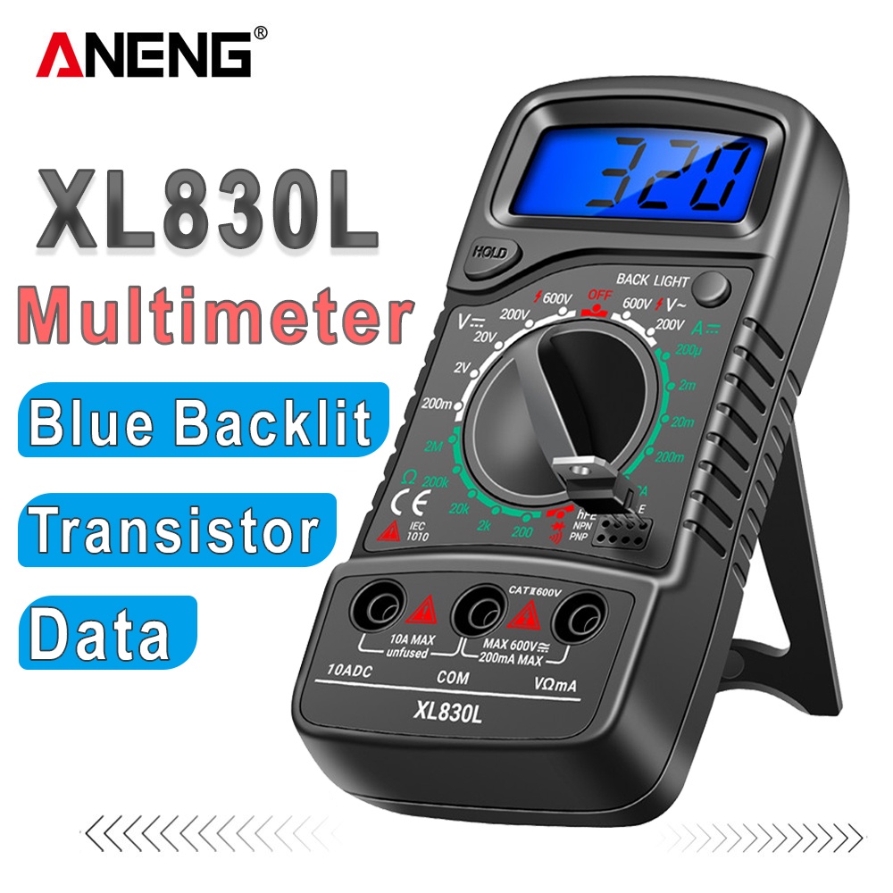 Jual ANENG XL830L Digital Multimeter Esr Meter Testers Automotive ...