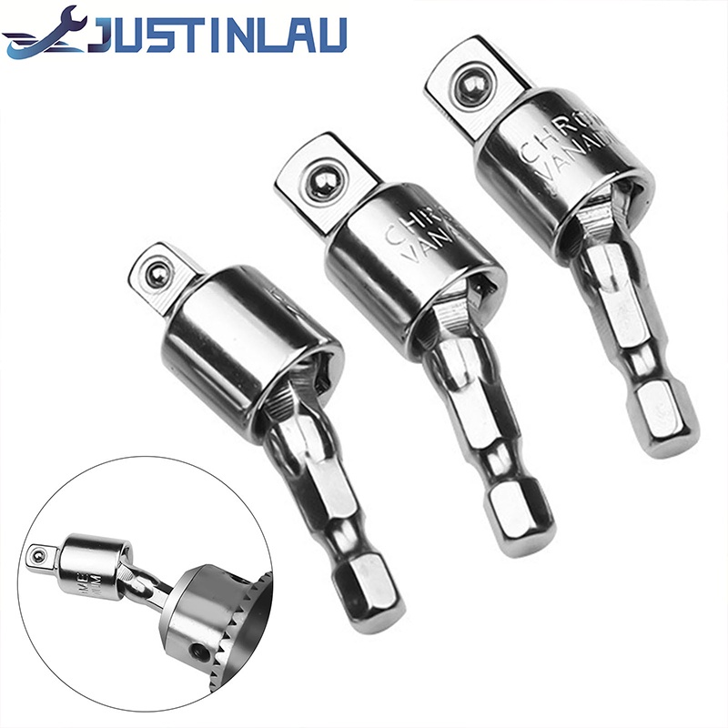 Jual Electric Drill Socket Adapter Socket Wrench Set Hexagon Shank ...