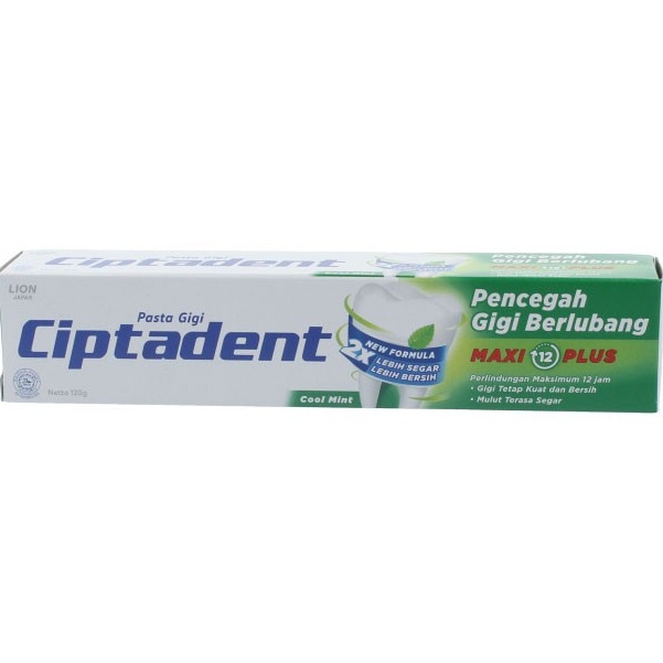 Jual Ciptadent Toothpaste Cool Mint Tube 120Gr | Shopee Indonesia