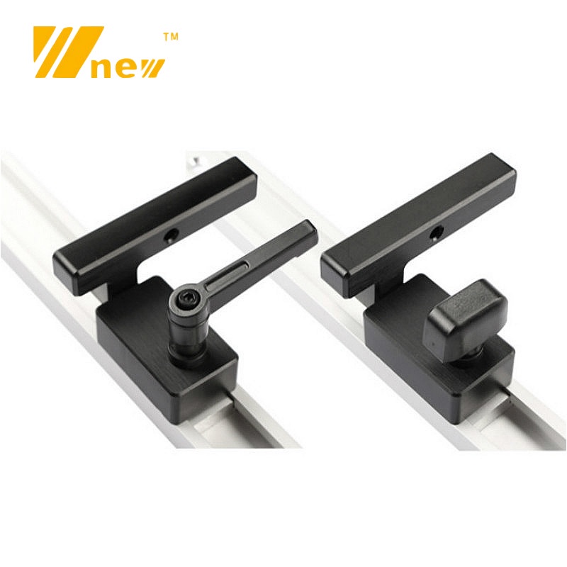 Jual Miter Track Stop T Slot Chute Limiter for T-Track WoodWorking ...