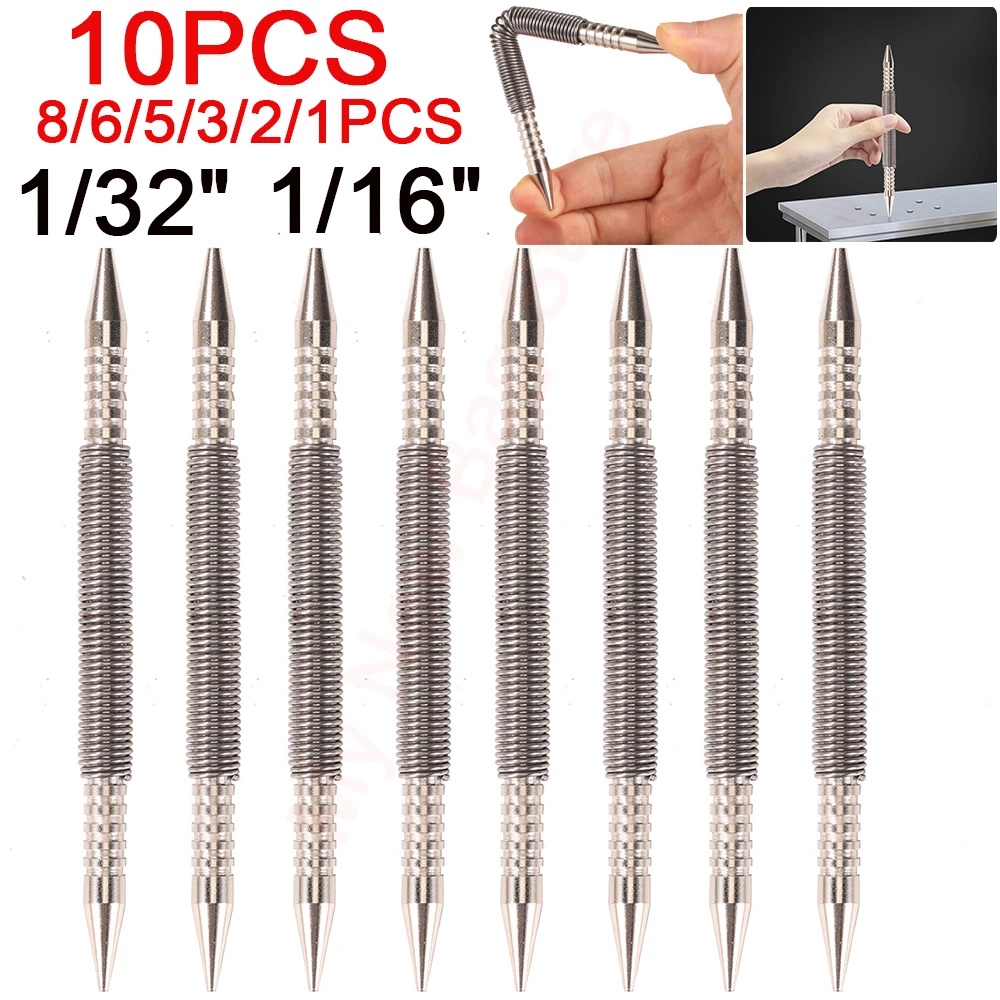 Jual 1-10PCS Spring Tool Hammerless Nail Set Door Pin Removal Tool ...