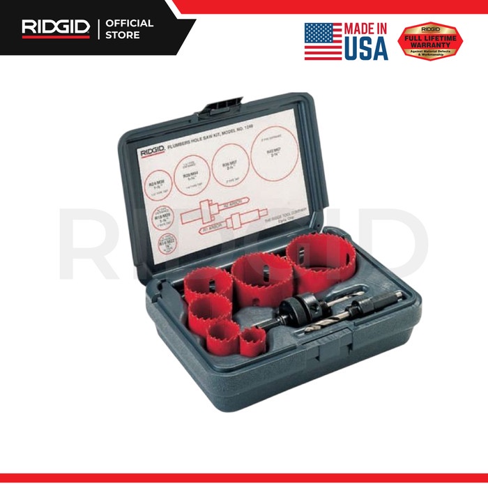 Jual Ridgid Hole Saw Electrician Kit, 1249-81495 | Shopee Indonesia