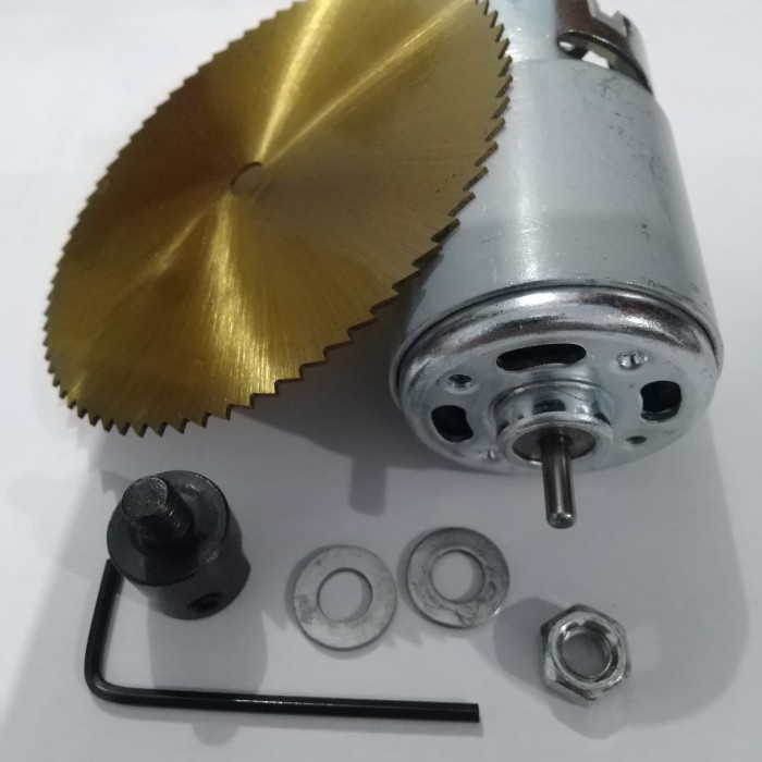 Jual Paket Diy Mesin Mini Circular Saw Rs-550 - Mini Table Saw - Miter ...