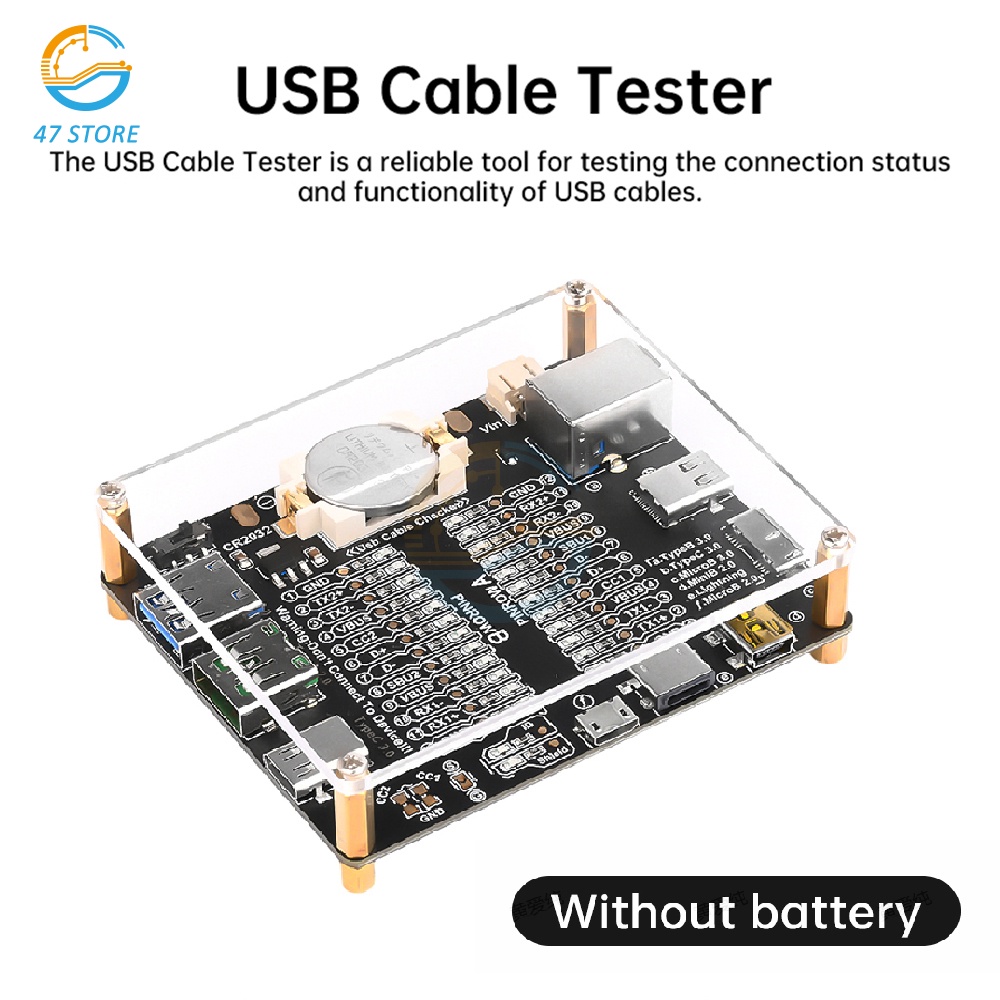 Jual USB Data Cable Test Board USB Cable Checker Type-C Micro A Type B ...