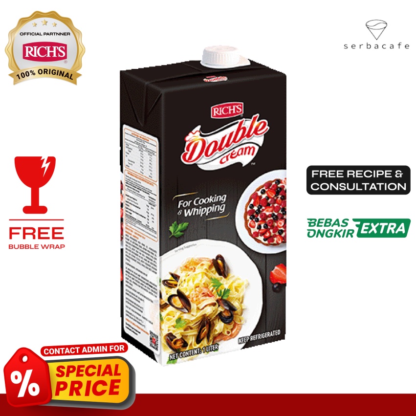 Jual Rich's Double Cream (1L) | Shopee Indonesia