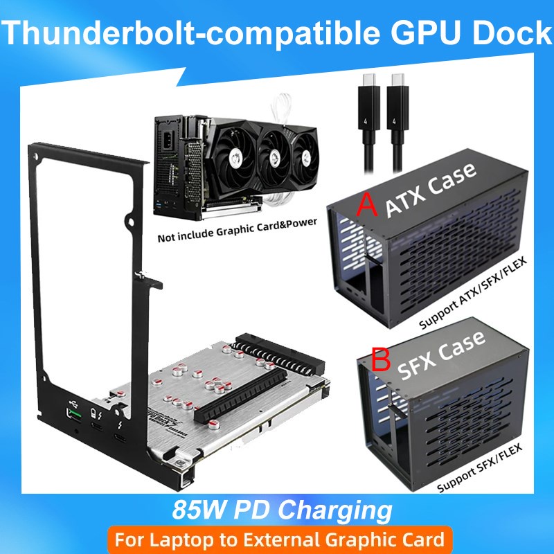 Jual BWS TH3P4G3 85W PD Thunderbolt-compatible GPU Dock Charging for ...