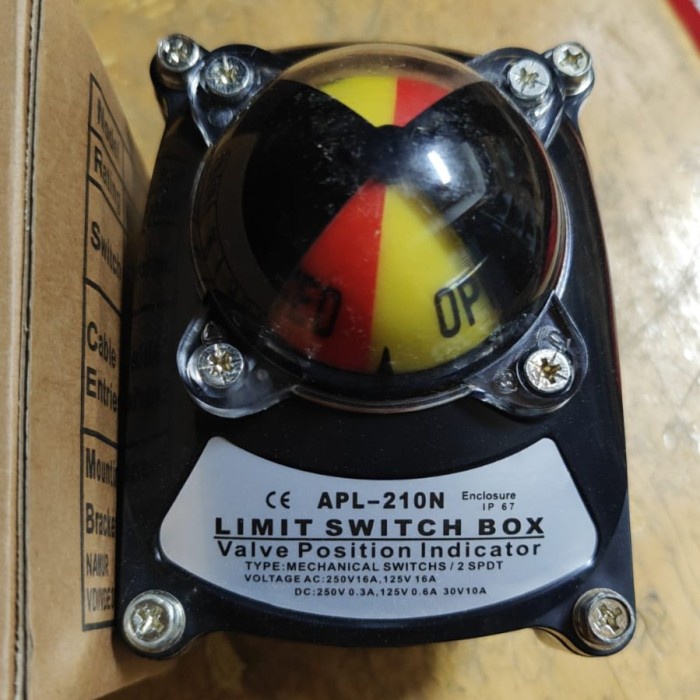 Jual SALE TERBARU APL 210N LIMIT SWITCH BOX APL-210N VALVE POSITION ...
