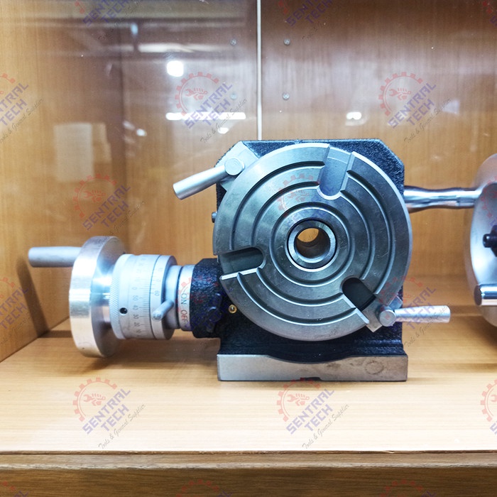 Jual ROTARY TABLE 4 INCH MEJA PUTAR MILLING MEJA PUTAR HORIZONTAL ...