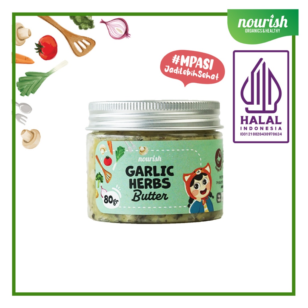 Jual Nourish Butter Grass Fed MPASI / BB Booster / Lemak Baik / Butter ...