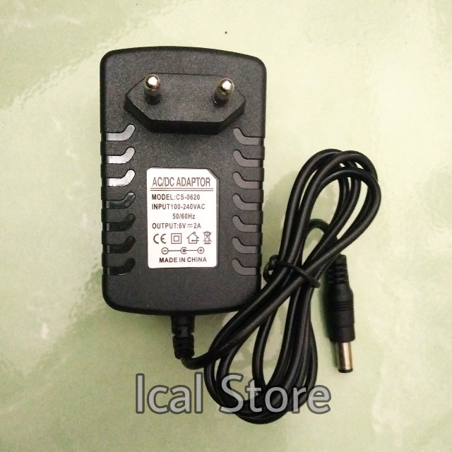 Jual Adaptor / Power Supply Dc 6V 2A Switching (6 Volt 2 Ampere) | Shopee Indonesia