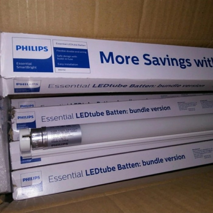 Jual PREMIUM Philips TL LED 8w / 16w / 18w Set BN015C Lampu Neon T8 16W ...