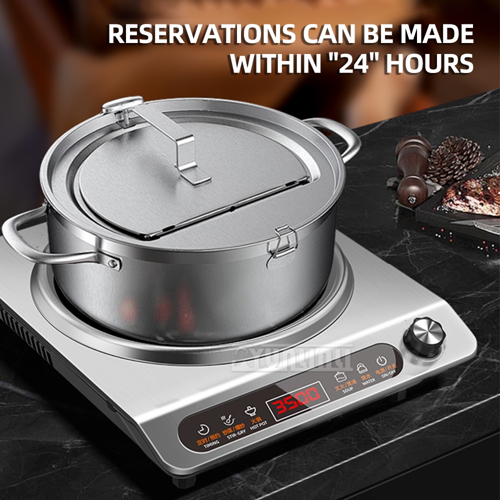 Jual 3500W High-Power Induction Cooker Kitchen Cooktop Concave ...