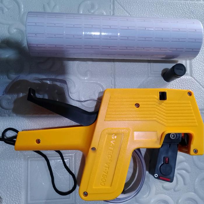 Jual Produk Viral Paket Alat Label Harga 8 Angka + 1 Slop Stiker Label ...