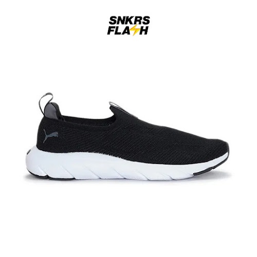 Jual PUMA Softride Flex Slip On Knit Black Sepatu Lari Pria - 30983307 ...