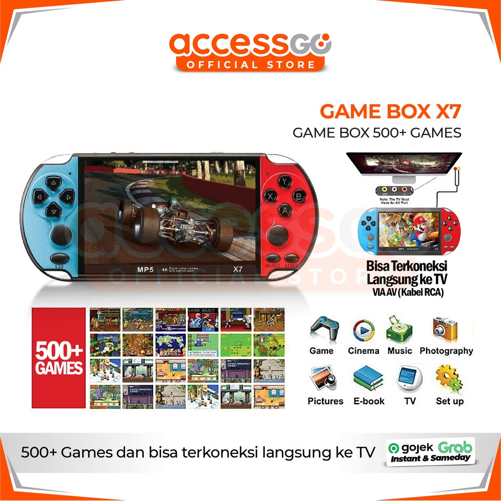 Jual ELEKTRO11- GAME BOX X7 Enhanced Edition GAMEBOY PSP X7 Handheld ...