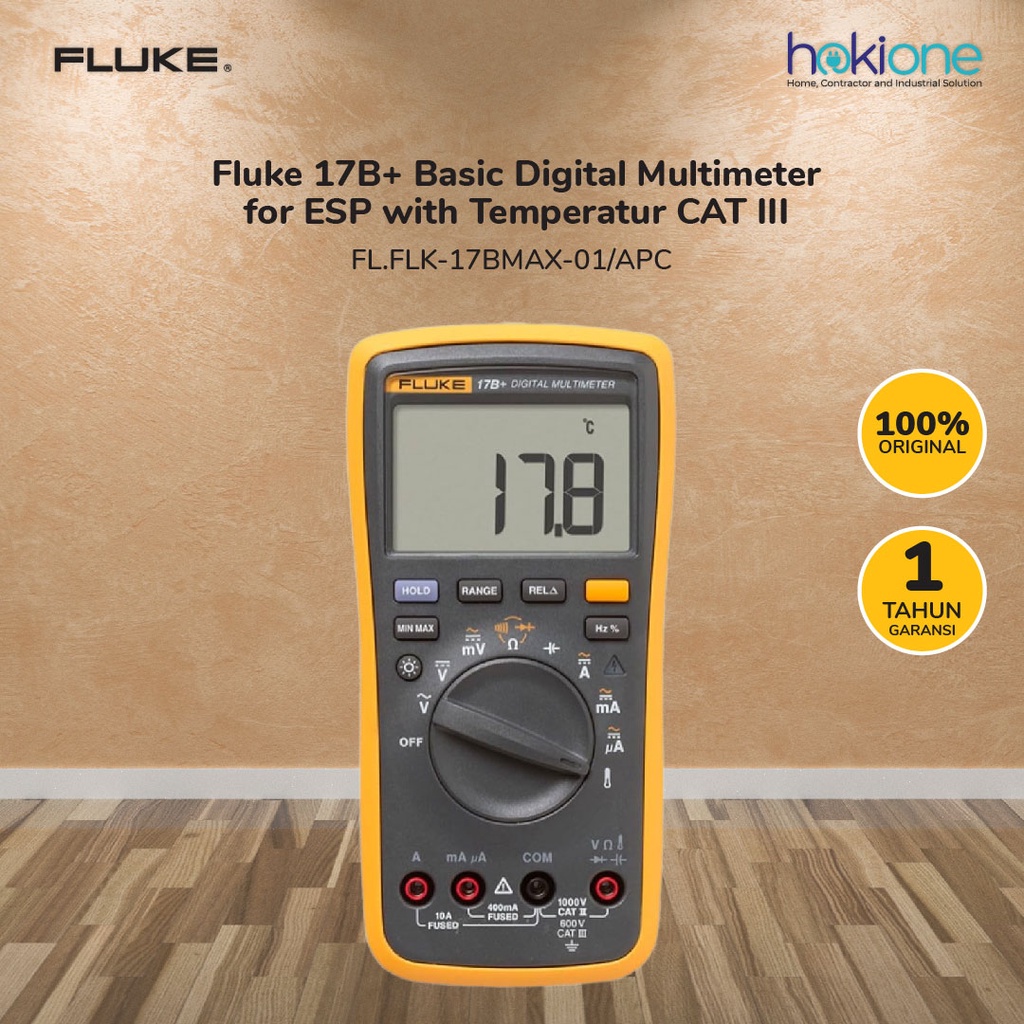 Jual Fluke 17B MAX-01 Digital Multimeter | Shopee Indonesia