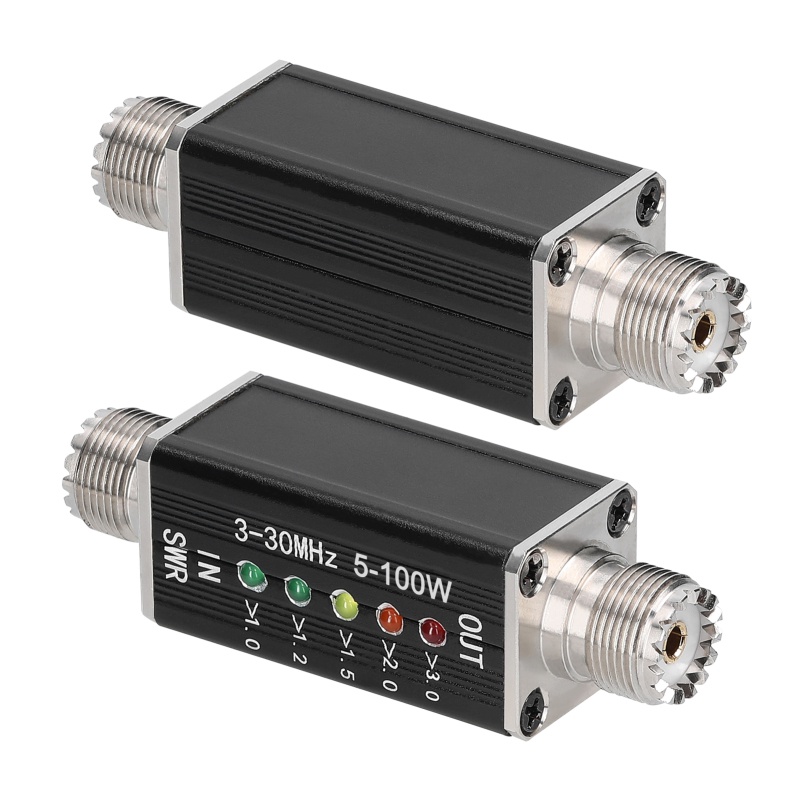 Jual SWR Meter 3-30MHz Frequency Max 100W Shortwave Standing Waves ...