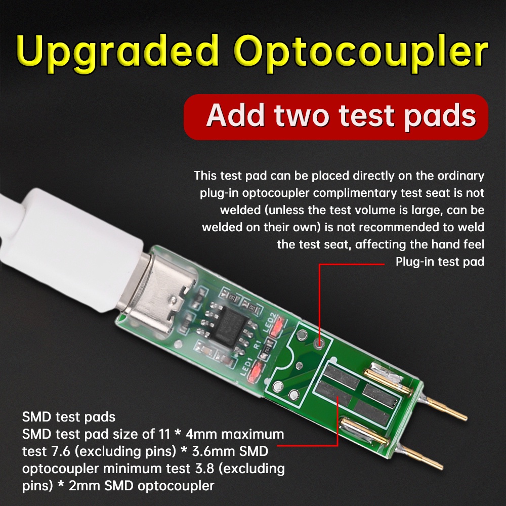 Jual Upgraded Optocoupler Tester 4Pin Optocoupler Online Test Module ...