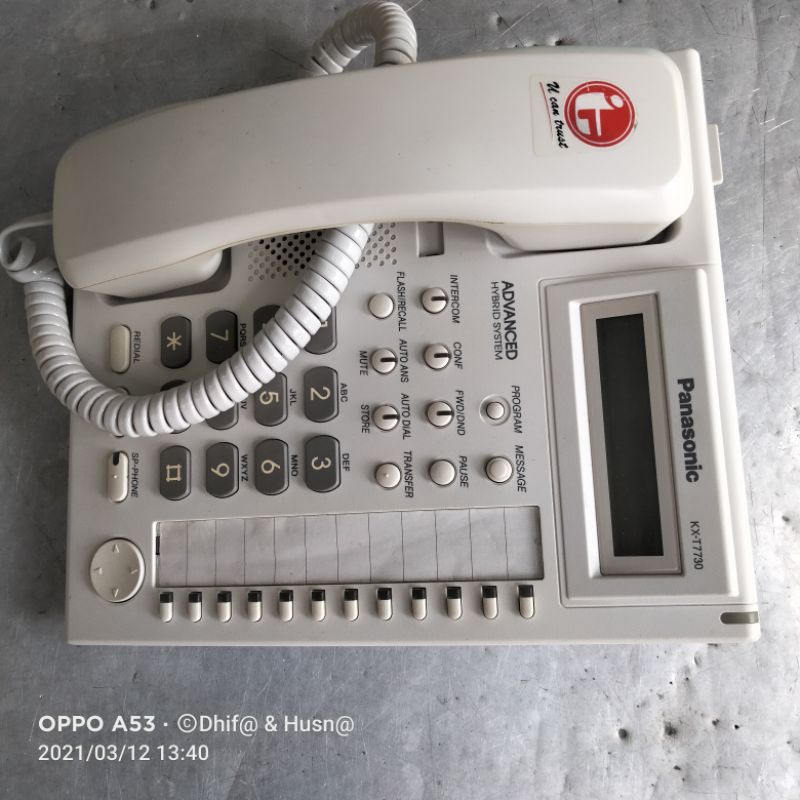 Jual PESAWAT TELEPON PANASONIC KX-T7730 MASTER TELEPON PABX PANASONIC ...