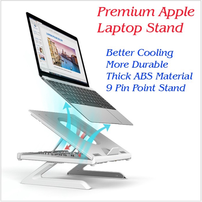 Jual PREMIUM ORIGINAL LAPTOP STAND APPLE MACBOOK PRO AIR M1 GAMING ...