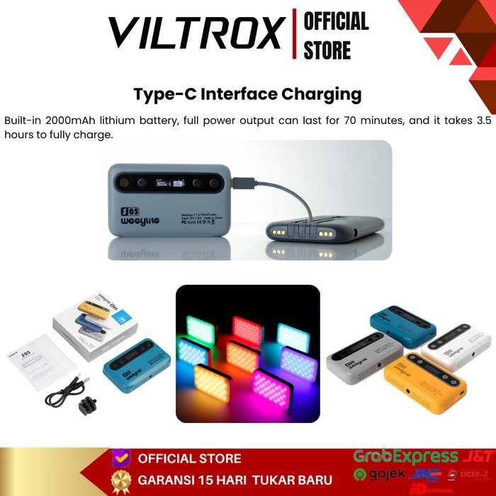 Jual Space - Viltrox Weeyite S05 Rgb Led Light 360 Full Color Oled ...