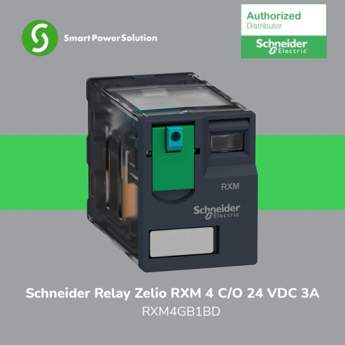 Jual SCHNEIDER RELAY ZELIO RXM 4 C/O 24 VDC 3A - RXM4GB1BD | Shopee Indonesia