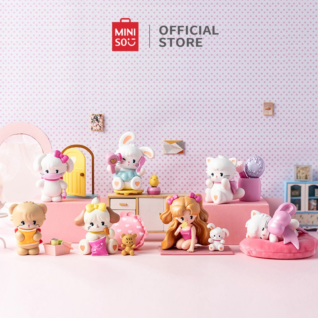 Jual Miniso Blind Box Kotak Buta Mikko At Home Series Blind Box Figure ...