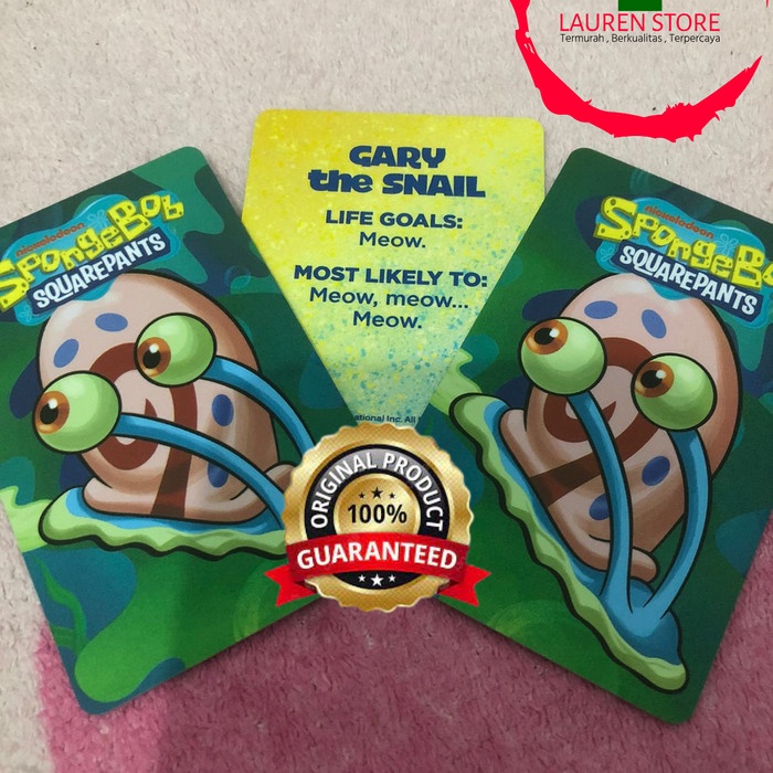 Jual Fancy Toys - Kartu Gary Spongebob Timezone Funworld Asli Original ...