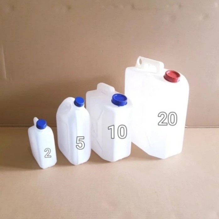 Jual JERIGEN BARU BERSIH UKURAN 20 LITER/10 LITERL/5 LITER/2 LITER ...