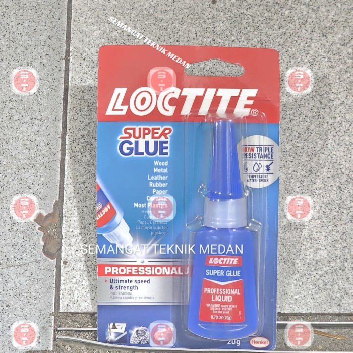Jual LOCTITE LEM SUPER GLUE LIQUID PROFESSIONAL 20GR 20 GR LOCTITE ...