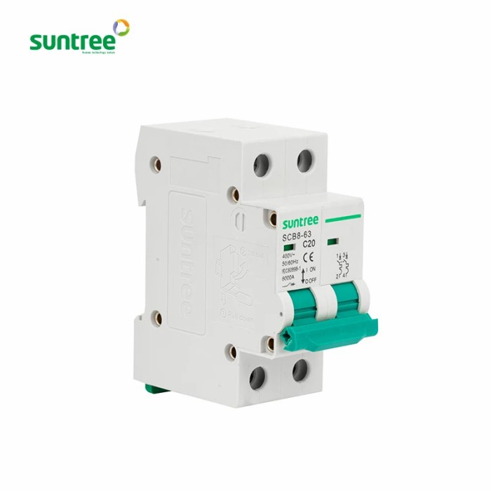 Jual MCB AC Suntree 2P 10A 20A 25A 40A 50A 63A 400V | Shopee Indonesia