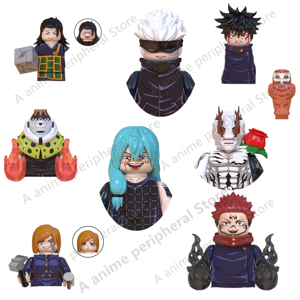 Jual Jujutsu Kaisen Anime Accessories Building Blocks Action Figure ...