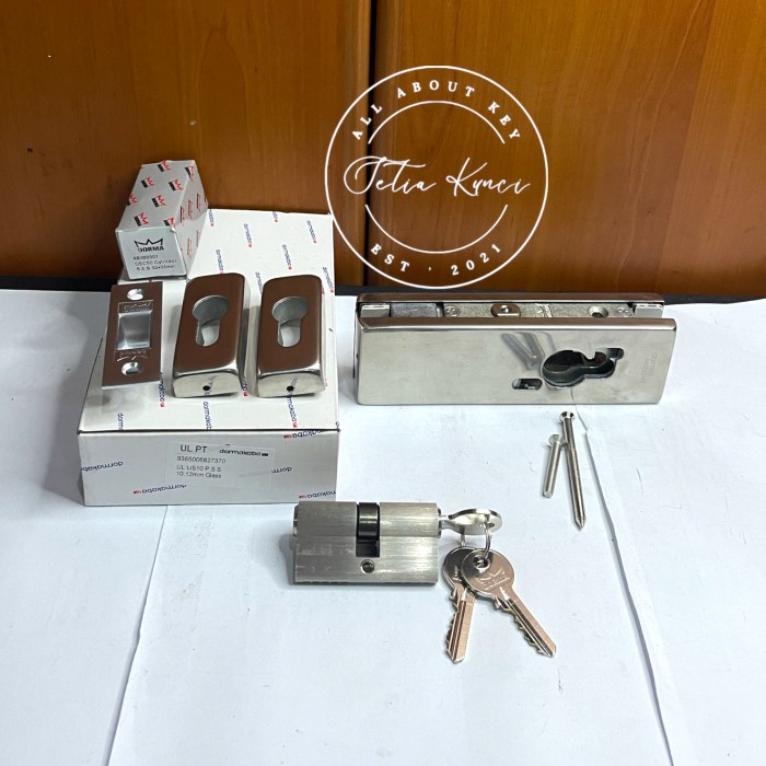 Jual Patch Fitting Dorma US 10 Kunci Pintu Kaca Frameless Glass Lock ...