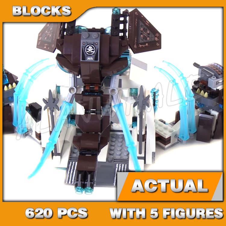 Jual 620pcs Chima Mammoth Ice Stronghold Fortress Tusk Flipper Vehicle ...