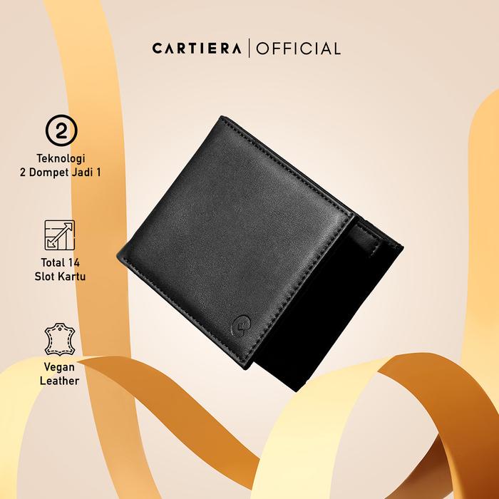 Jual CARTIERA ALPHA WALLET DOMPET BIFOLD LIPAT 2 IN 1 KARTU DAN UANG ...