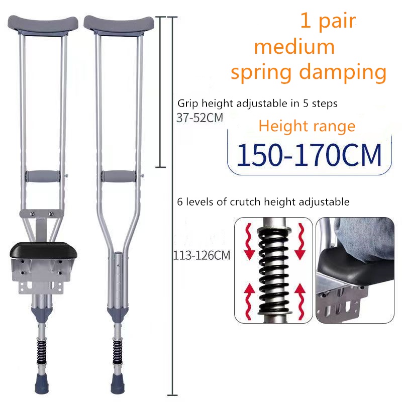 Jual New Leg Knee Crutch Orthopedic Armpit Crutches Walking Stick with ...