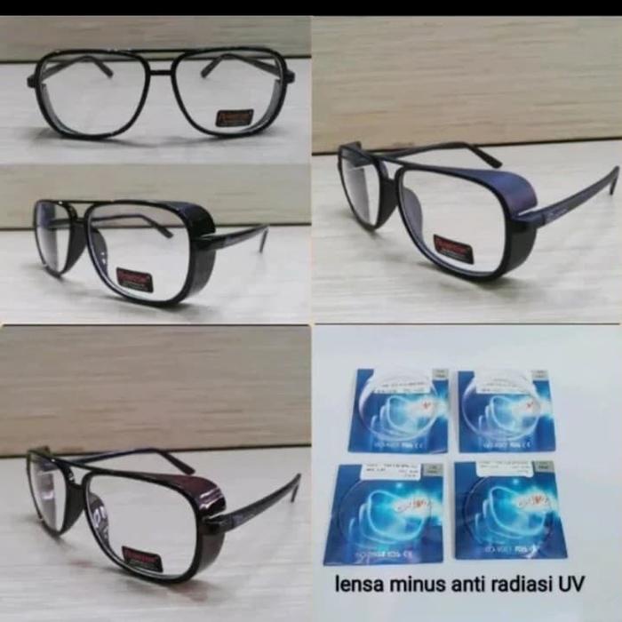 Jual Broven-frame kacamata tony stark gratis lensa norma atau minus ...