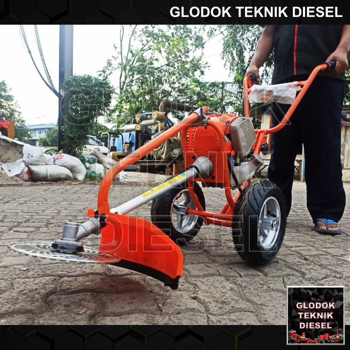 Jual Mesin Potong Rumput Dorong 4 Tak / Lawn Mower Terbaik | Shopee ...