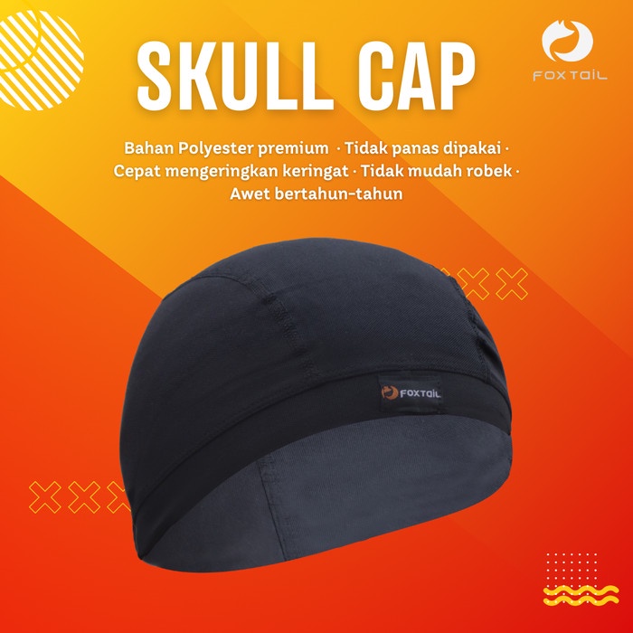 Jual Foxtail Dri Fit Skull Cap Inner Alas Helm Motor Kupluk Penutup ...