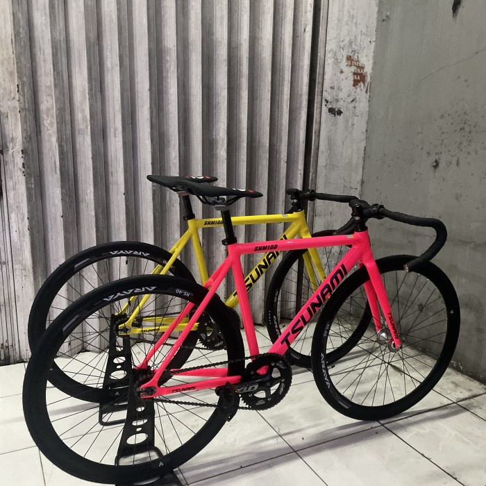 Jual Sepeda Fixie TSUNAMI SNM100 Fullbike | Shopee Indonesia