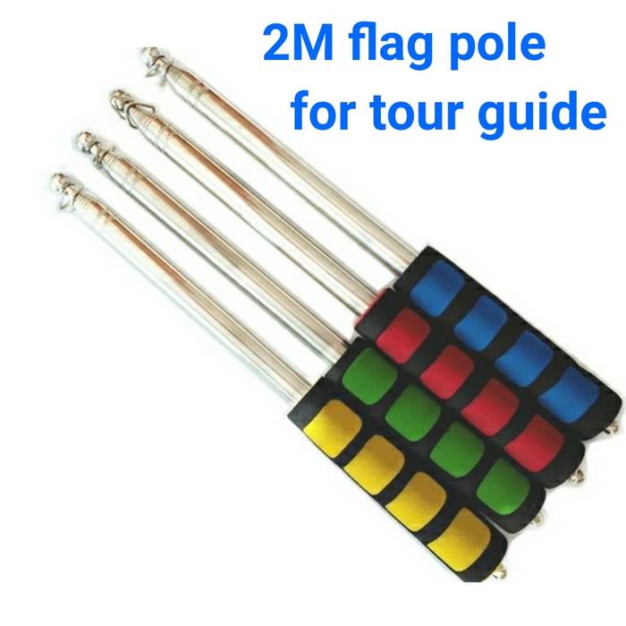 Jual Mntb" Tiang Bendera 2M / Flag Pole Tour Leader / Guide | Shopee ...
