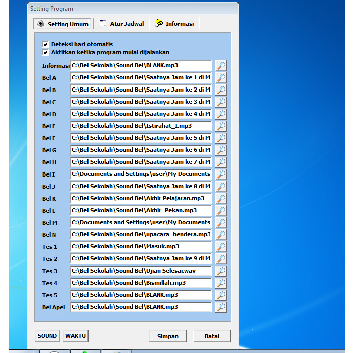 Jual software bell sekolah simple (NEW UPDATE) | Shopee Indonesia