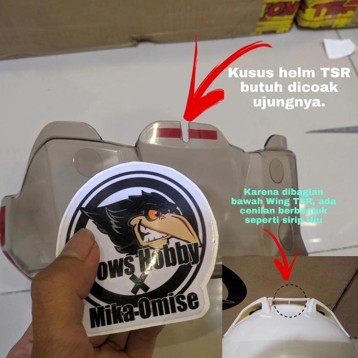 Jual SPOILER GP PAD Arai Aftermarket PNP Scott TSR Copyori Ram4 RX7X ...