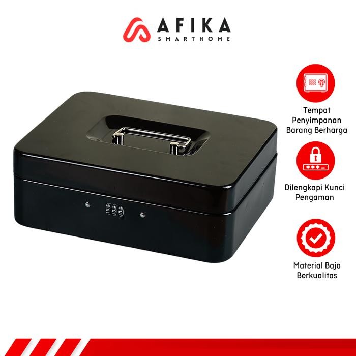 Jual Brankas Mini Petty Cash Taff Bahan Baja Tahan Api Box Penyimpanan Uang Barang Berharga ...