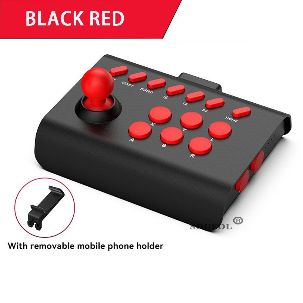 Jual Wireless Joystick Controller Arcade Fighting Game Fight Stick ...
