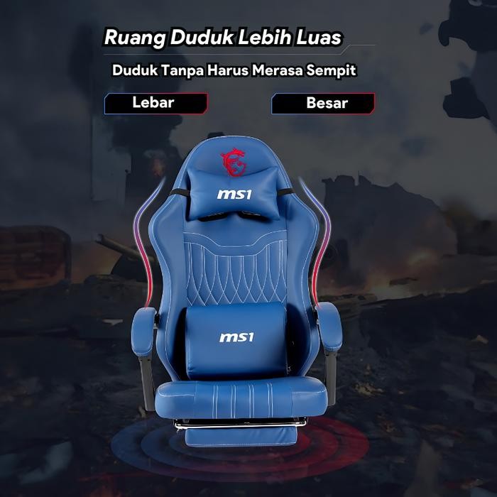 Jual Kursi Gaming Gamers Chair Kursi Kantor Kursi Main Game Hidrolik Kursi Balap Kursi Gaming ...