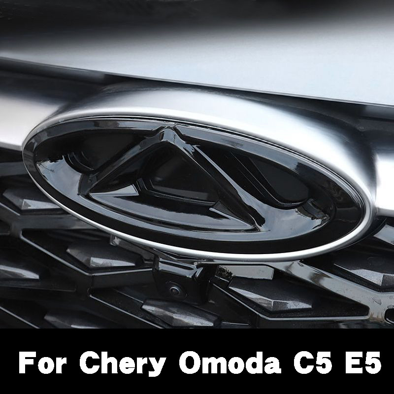 Jual For Chery Omoda C5 E5 2022 2023 2024 Carbon fiber Black Badge Logo ...